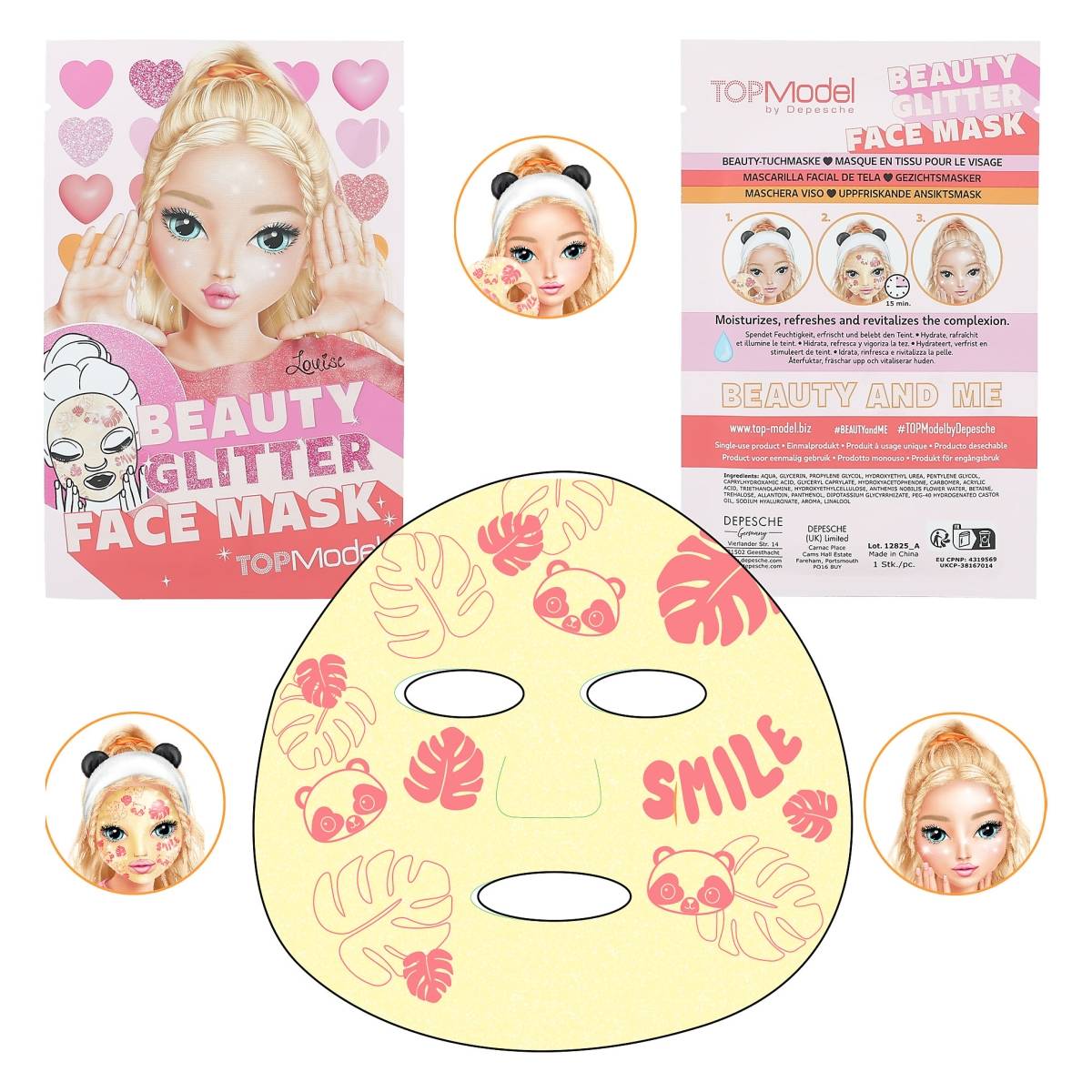 TOP MODEL maska za lice šljokice BEAUTY and ME 12825 - Baby Center ...