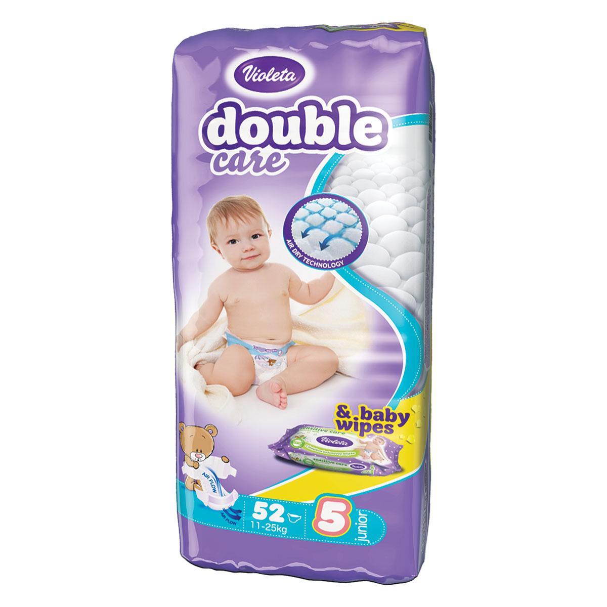 VIOLETA Pelene DC AIR DRY JUNIOR-5 jumbo (11-25 kg., 52 kom)-gratis ...