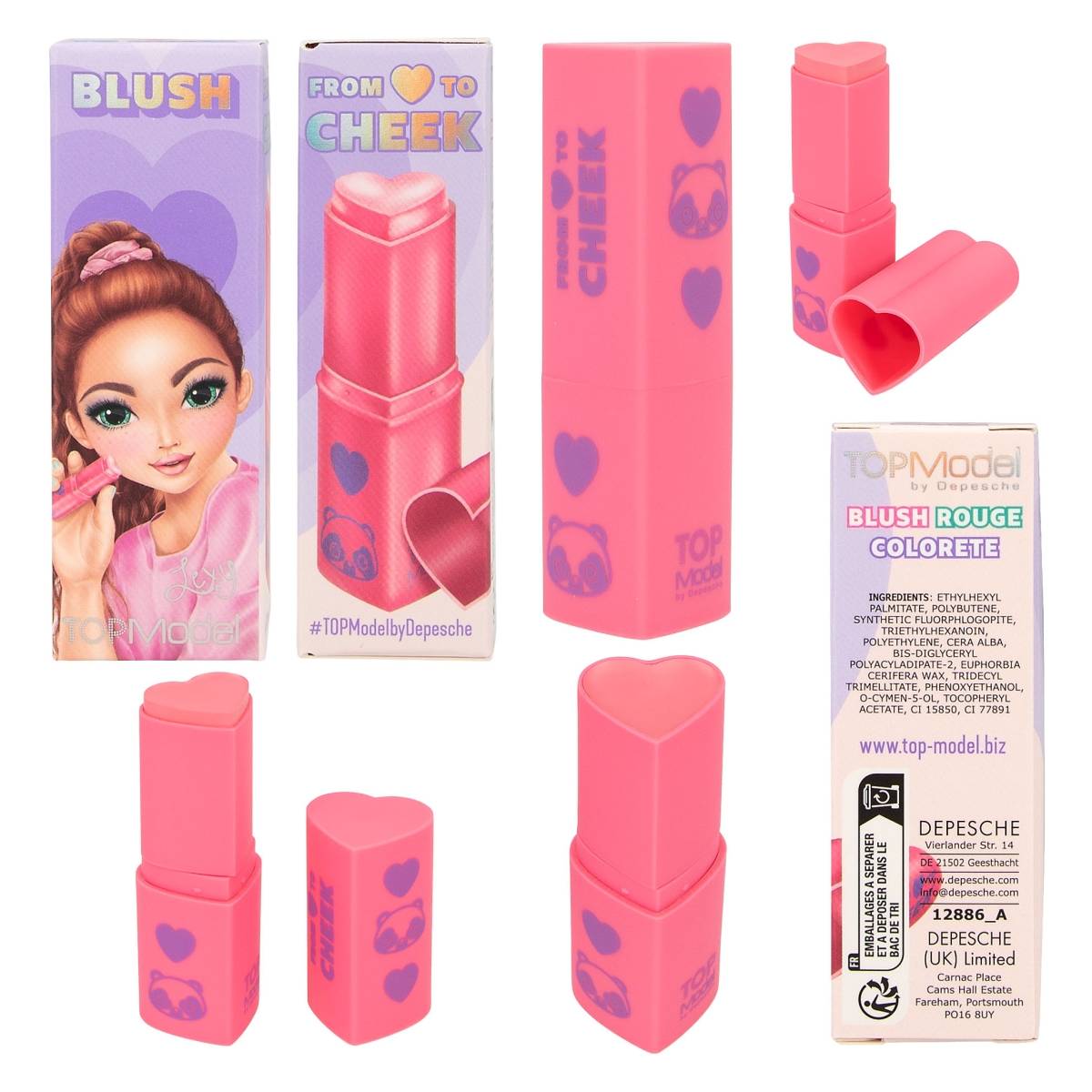 TOP MODEL rumenilo u stiku srce BEAUTY and ME 12886 - Baby Center ...