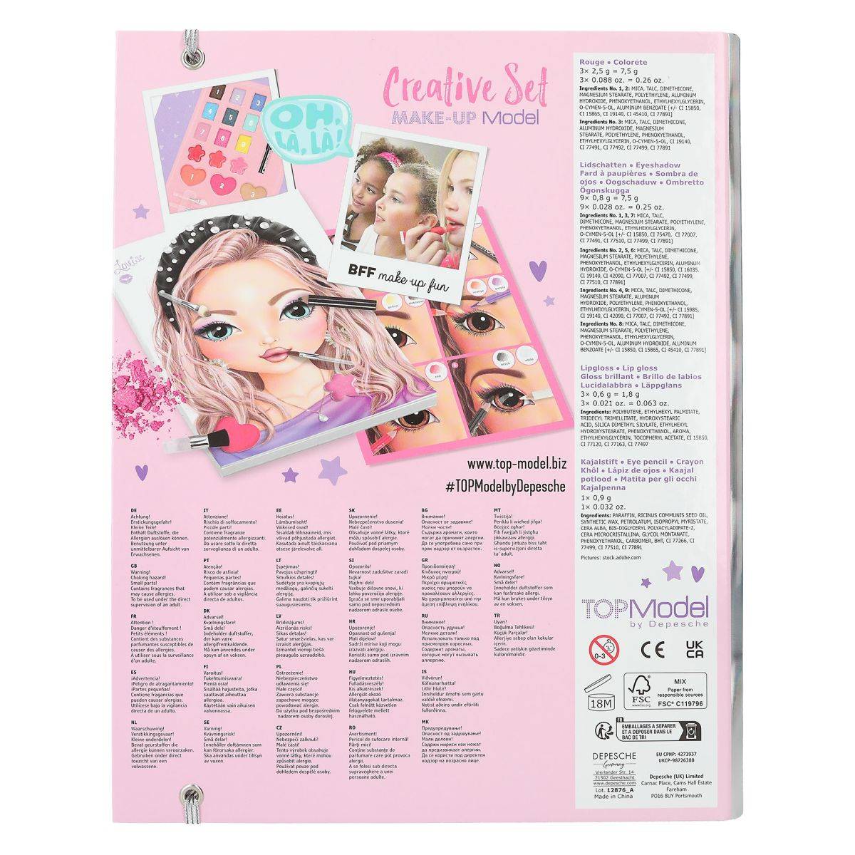 TOP MODEL Bojanka sa šminkom - Baby Center internet trgovina ...