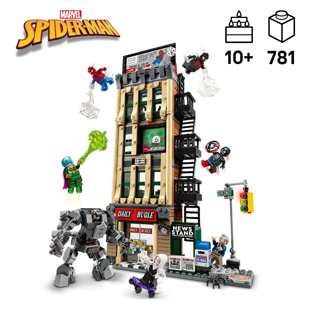 LEGO® SUPER HEROES 76342 Spider-Man protiv Mysterija: Daily Bugle ...