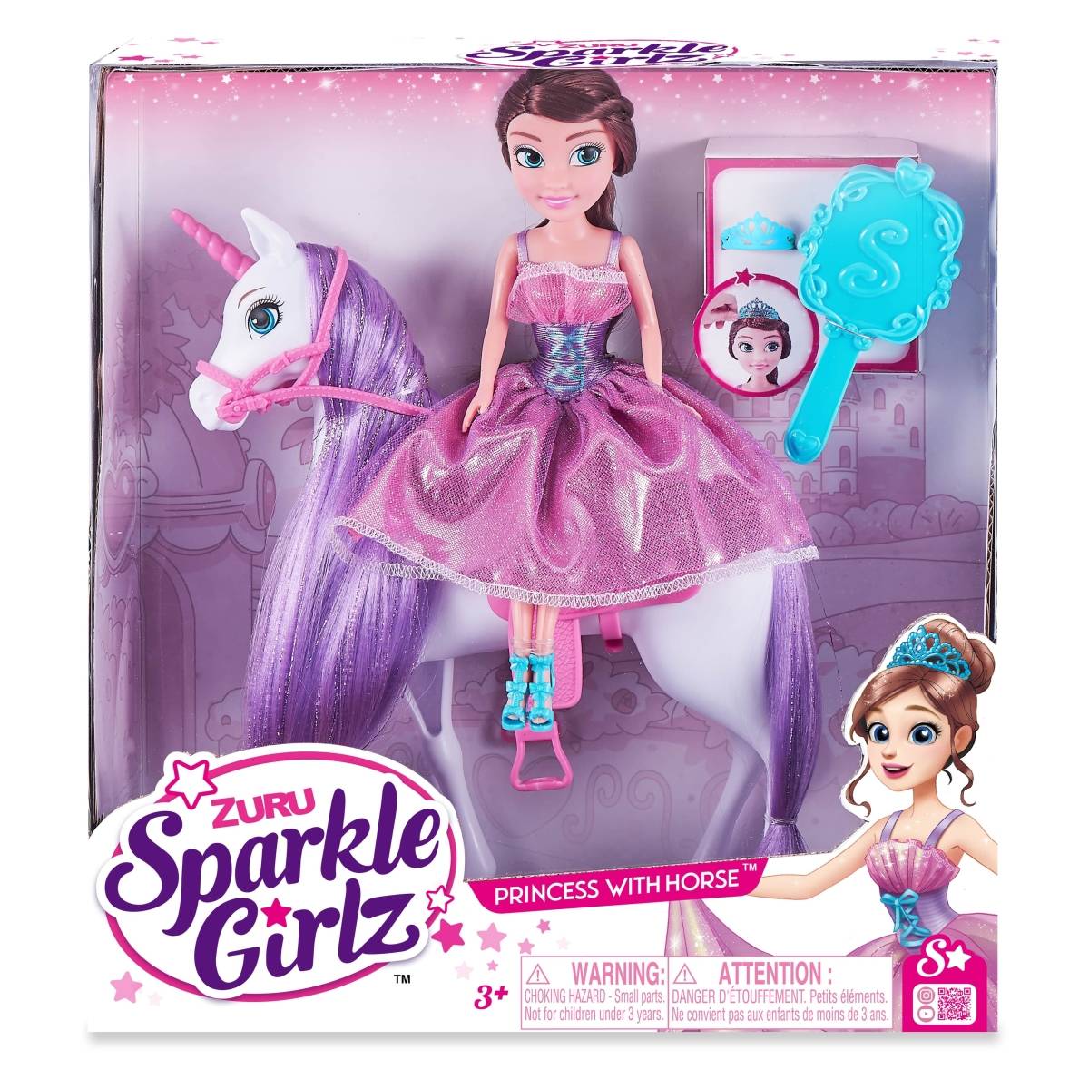 SPARKLE GIRLZ - princeza i jednorog set za igru (lutka 27cm) 10057 ...