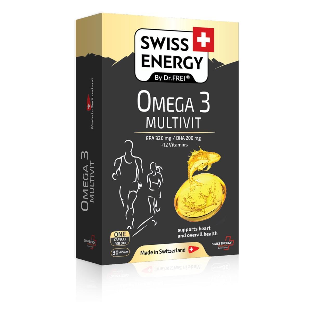 Swiss energy Omega - 3 Multivit - Baby Center spletna trgovina