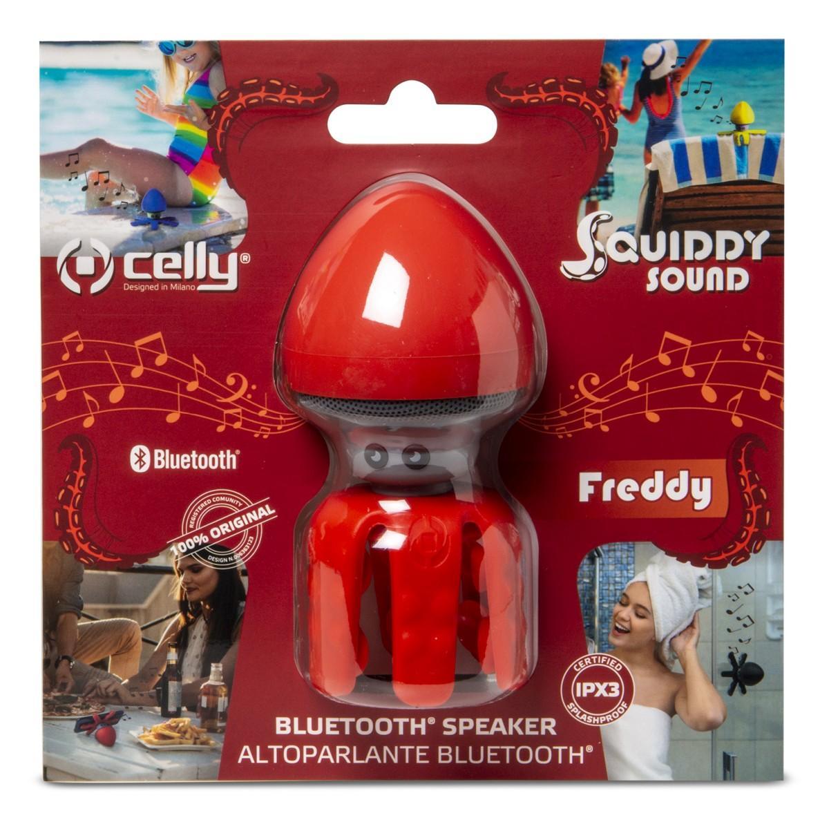 CELLY zvučnik bluetooth squiddy crveni 75124 - Baby Center internet trgovina | Dobrodošli u obitelj.