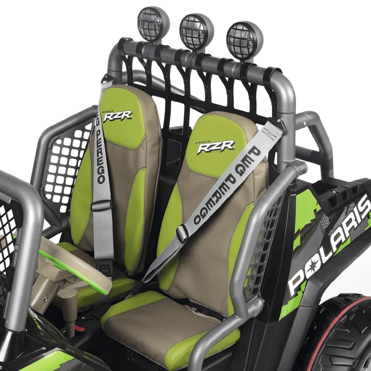 Peg Perego Peg Perego Polaris Ranger RZR Green Shadow 24V 9501011 ...