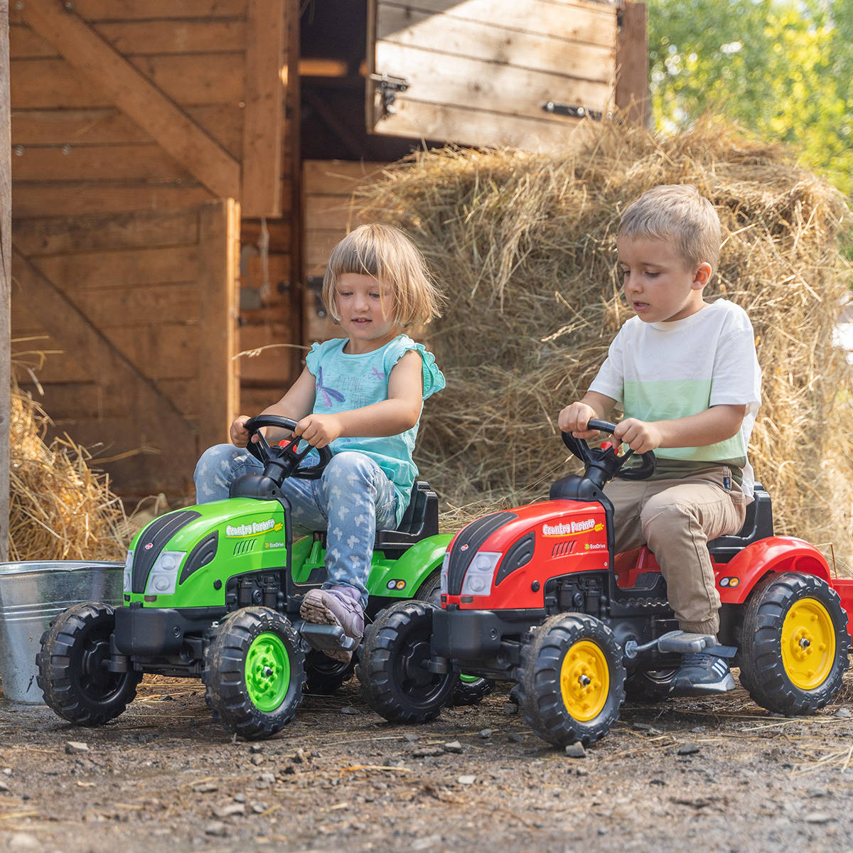 FALK traktor Garden Master s prikolicom, zeleni - Baby Center internet ...